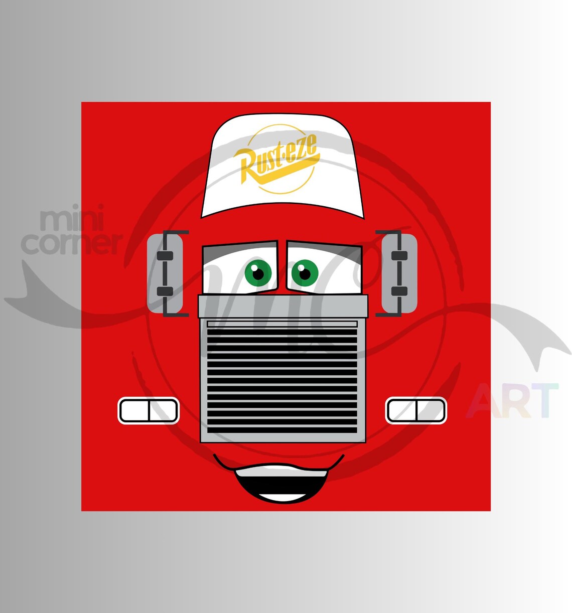Mack Cars Face SVG Png Dxf Eps Clipart Logo, Cars Mack Truck SVG ...