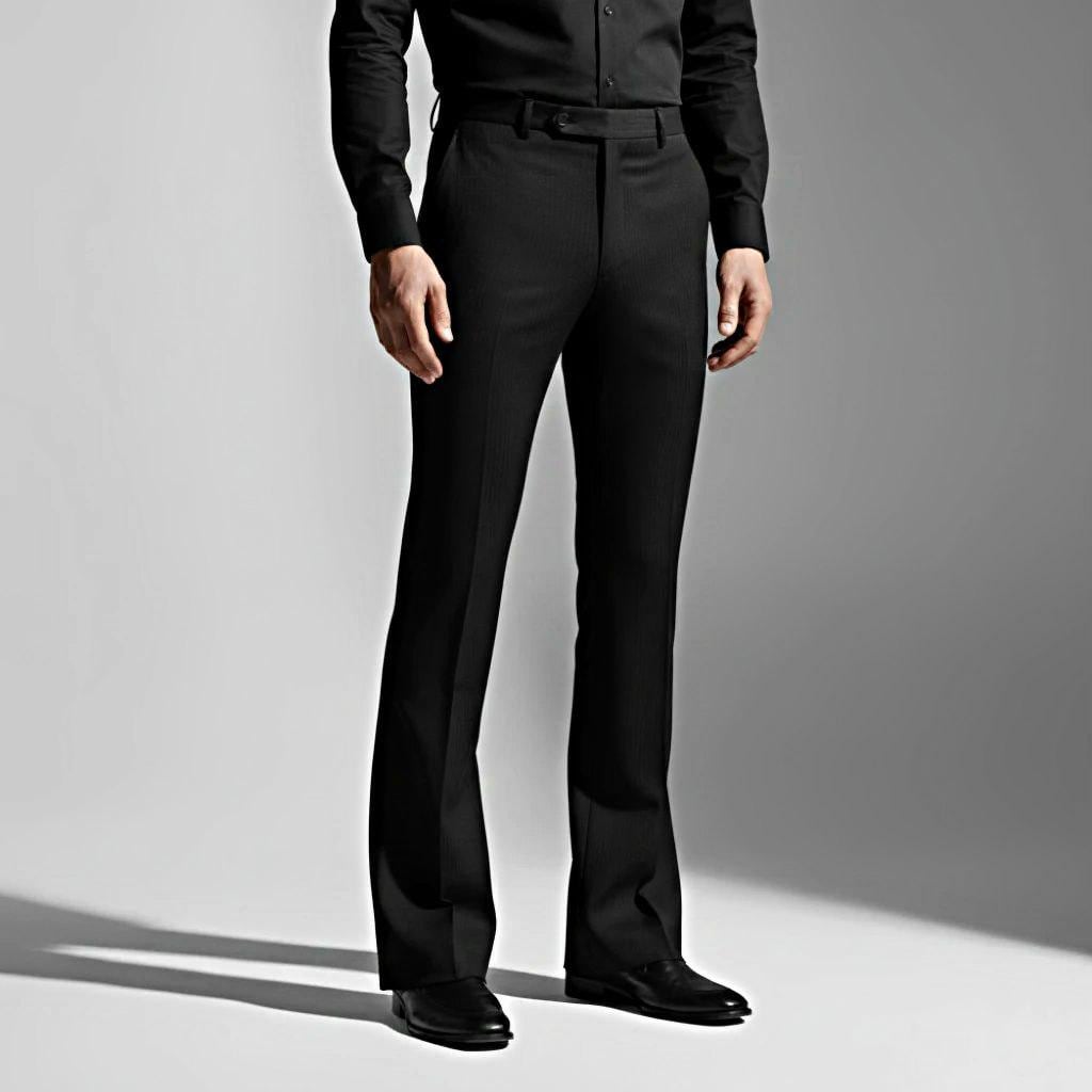Men’s Formal Pants Handmade Tailored Trousers Bell Bottom Custom Fit ...