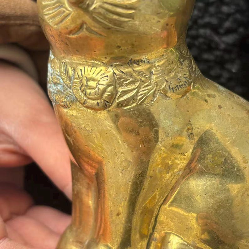 Fortune Cat Copper Statue Feng Shui Home Decor Store Gift - Etsy Australia