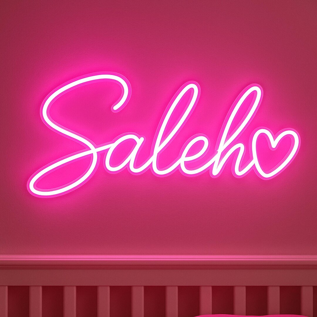 Custom Neon Sign | Neon Sign | Wedding Neon Sign | Name Neon Sign ...