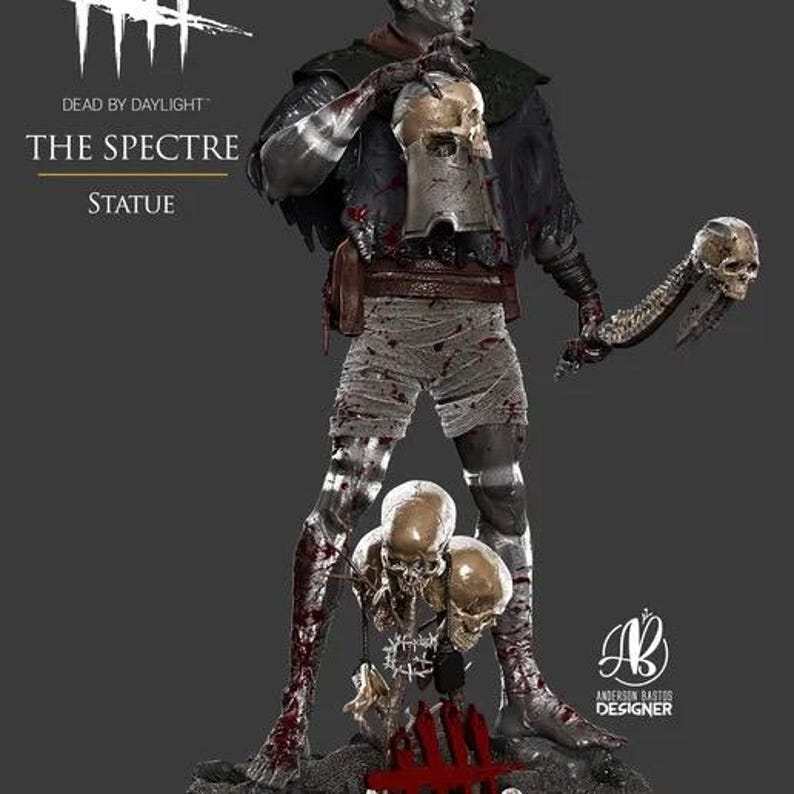 The Spectre - Dead by Daylight Inspired 3D Printed Resin Statue - Hand ...