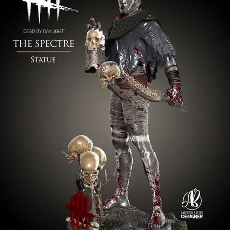 The Spectre - Dead by Daylight Inspired 3D Printed Resin Statue - Hand ...