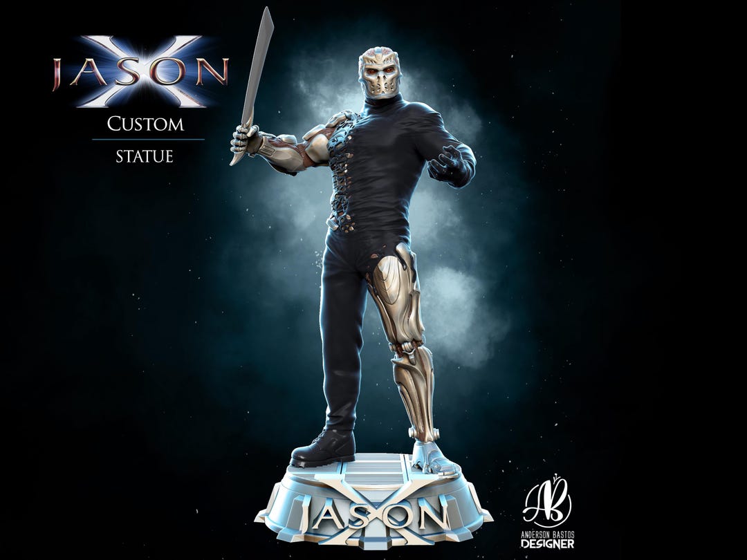 Hand-painted Uber Jason X Resin Statue | Sci-fi Horror Collector - Etsy