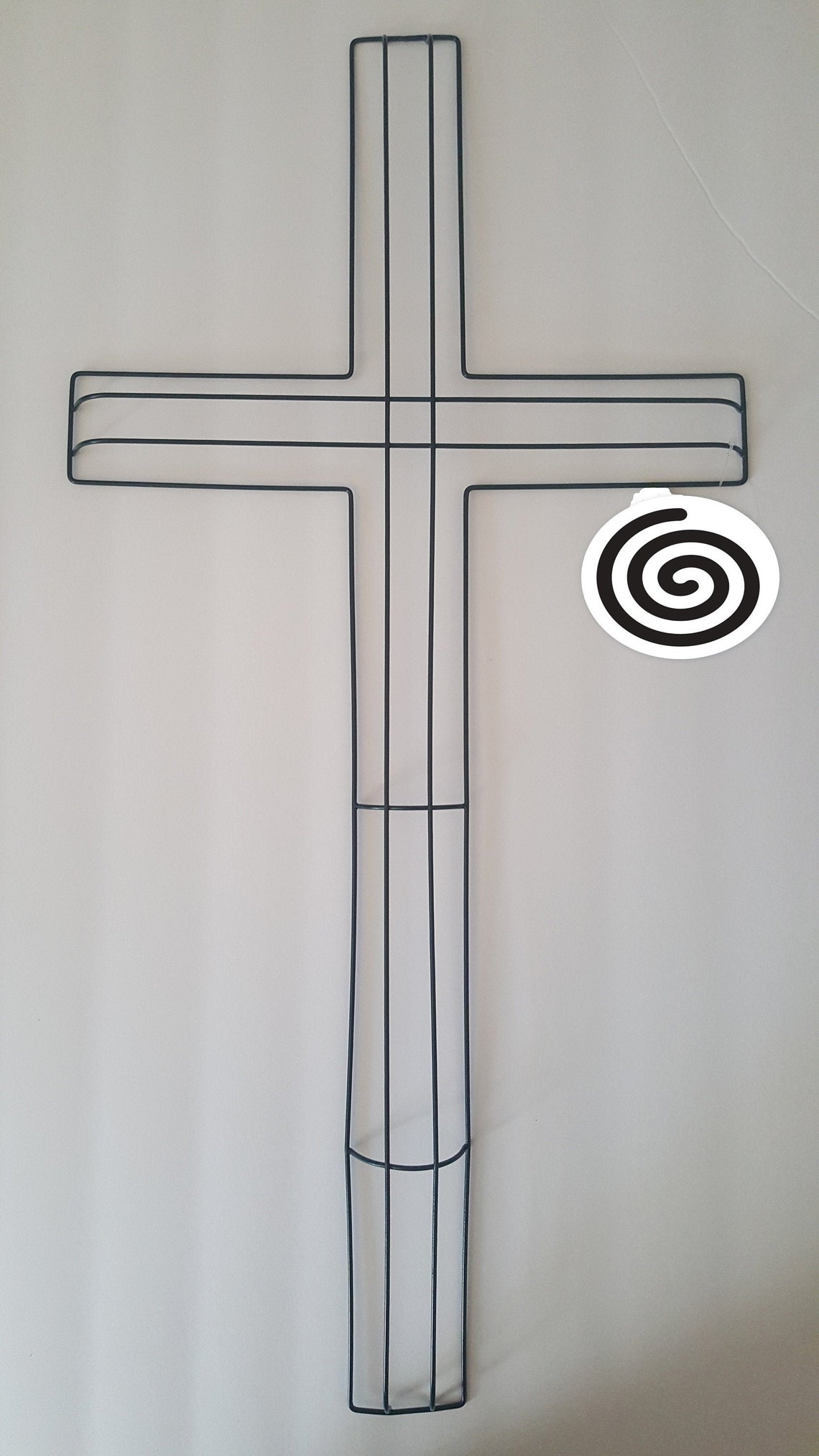 24 Cross Metal Wreath Form DIY Deco Mesh Burlap Frame - Etsy