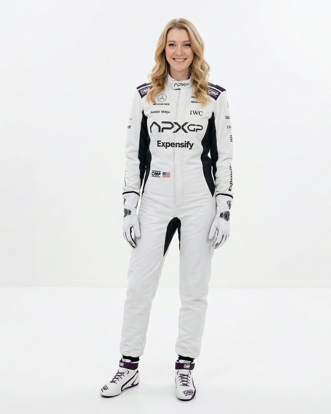 F1 APXGP Replica Racing Suit – Brad Pitt White Costume Set | Includes ...