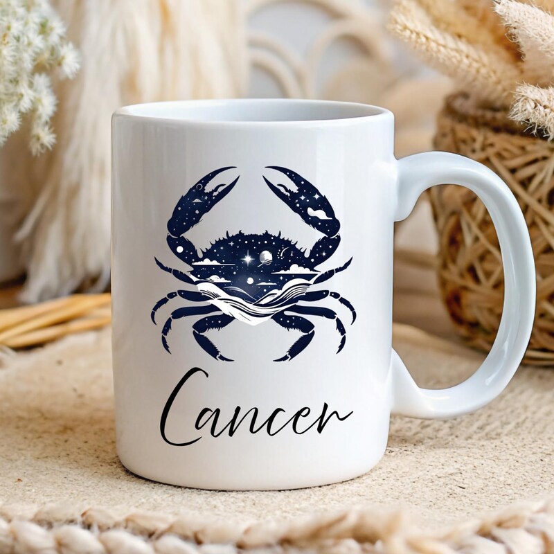 Cancer Mugs Zodiac - Etsy UK