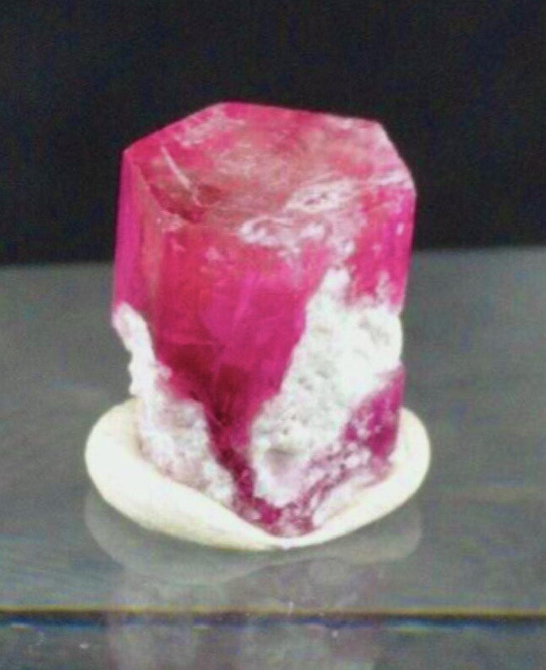 Prized Striking Flashy Red Beryl Bixbite Crystal Bold Cluster Emerald ...