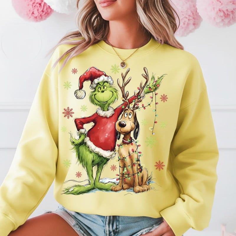 Grinch Preppy - Etsy