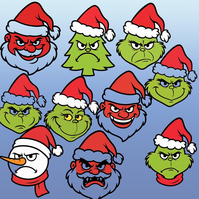 Angry Grinch Png - Etsy