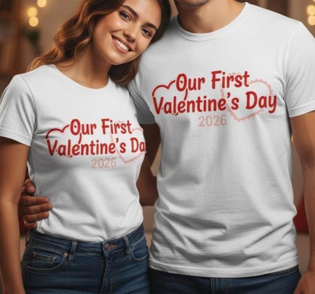 Our First Valentine's Day 2026 SVG PNG PDF | Couple Milestone Gift ...