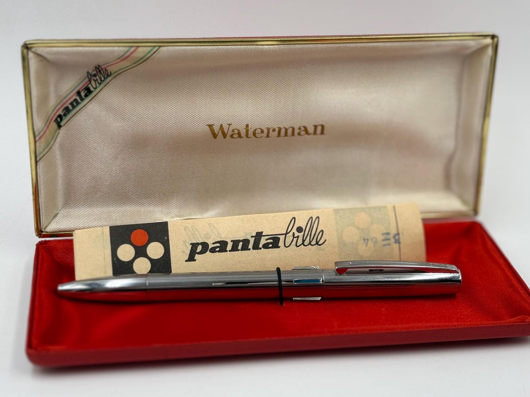 Stylo à bille Waterman Pantabille vintage 4 couleurs, instrument d ...