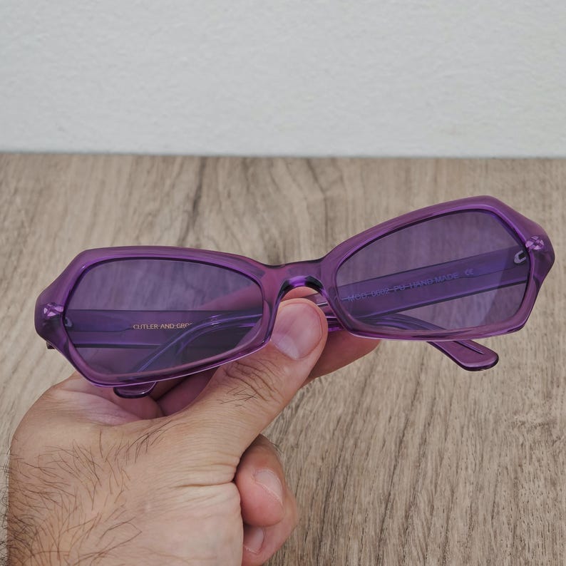Cutler & Gross of London Mod. 0602 Women's Purple Sunglasses - RARE ...