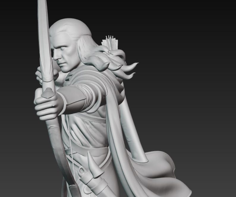 Legolas 3D Model : Legolas STL File , Lorf of the Rings 3D Model , Lotr ...