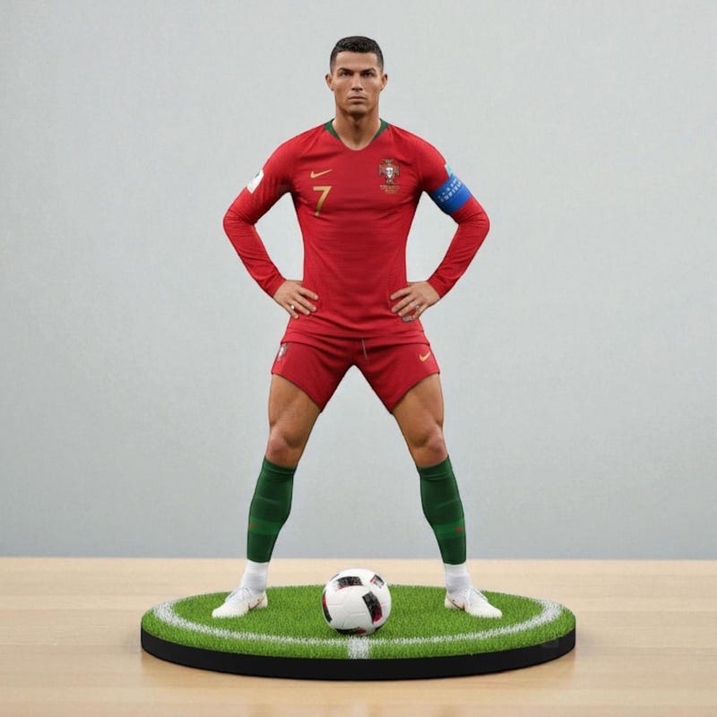 Ronaldo Figurine - Etsy