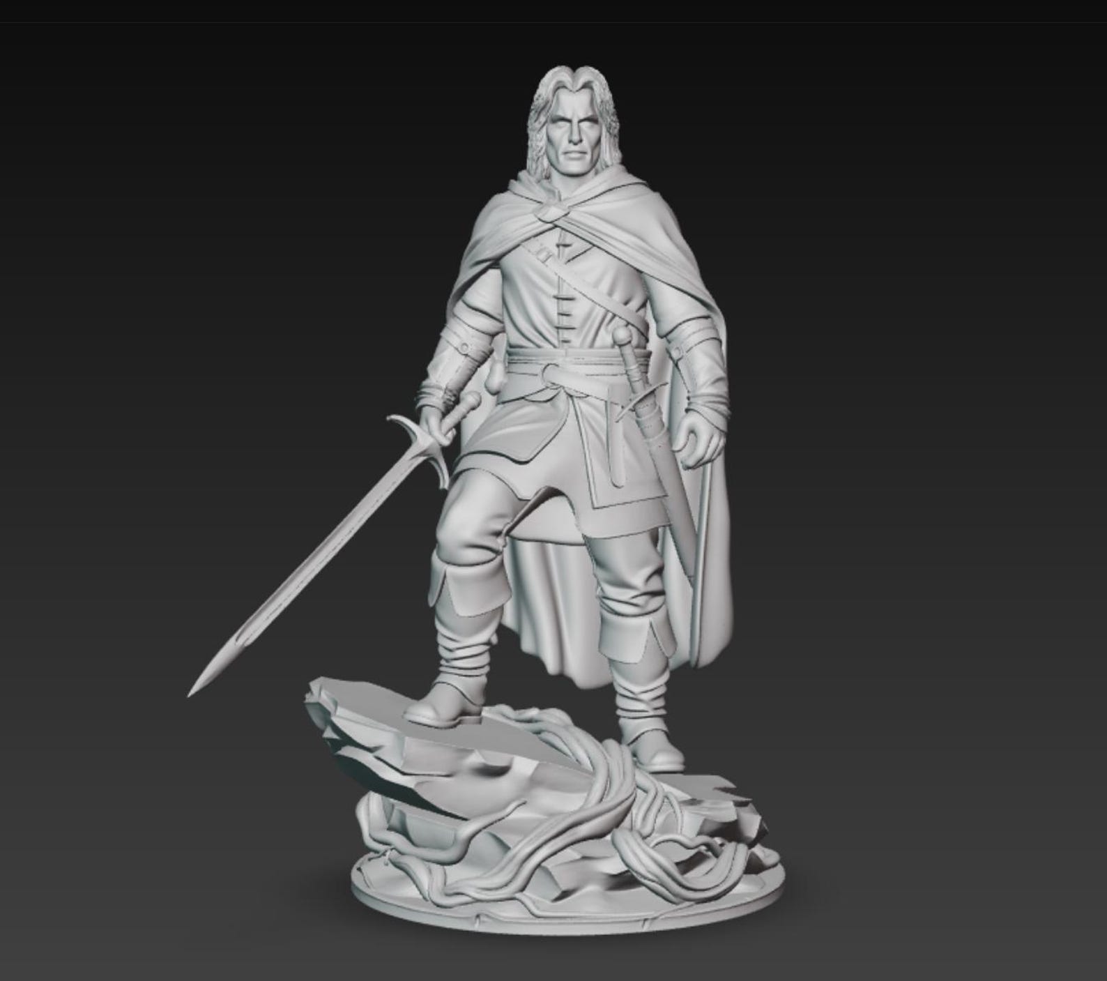 Aragorn 3D Model : Aragorn STL File , Lorf of the Rings 3D Model ,lotr ...
