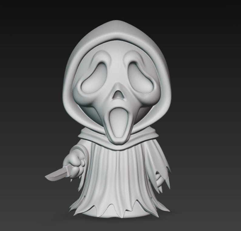 Scream STL File : Ghost Face 3D Model , Grim Reaper STL File , Grim ...