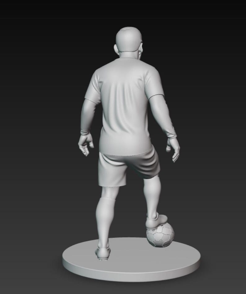 Lionel Messi 3D Model : Messi STL File , Football 3D Model , Football ...