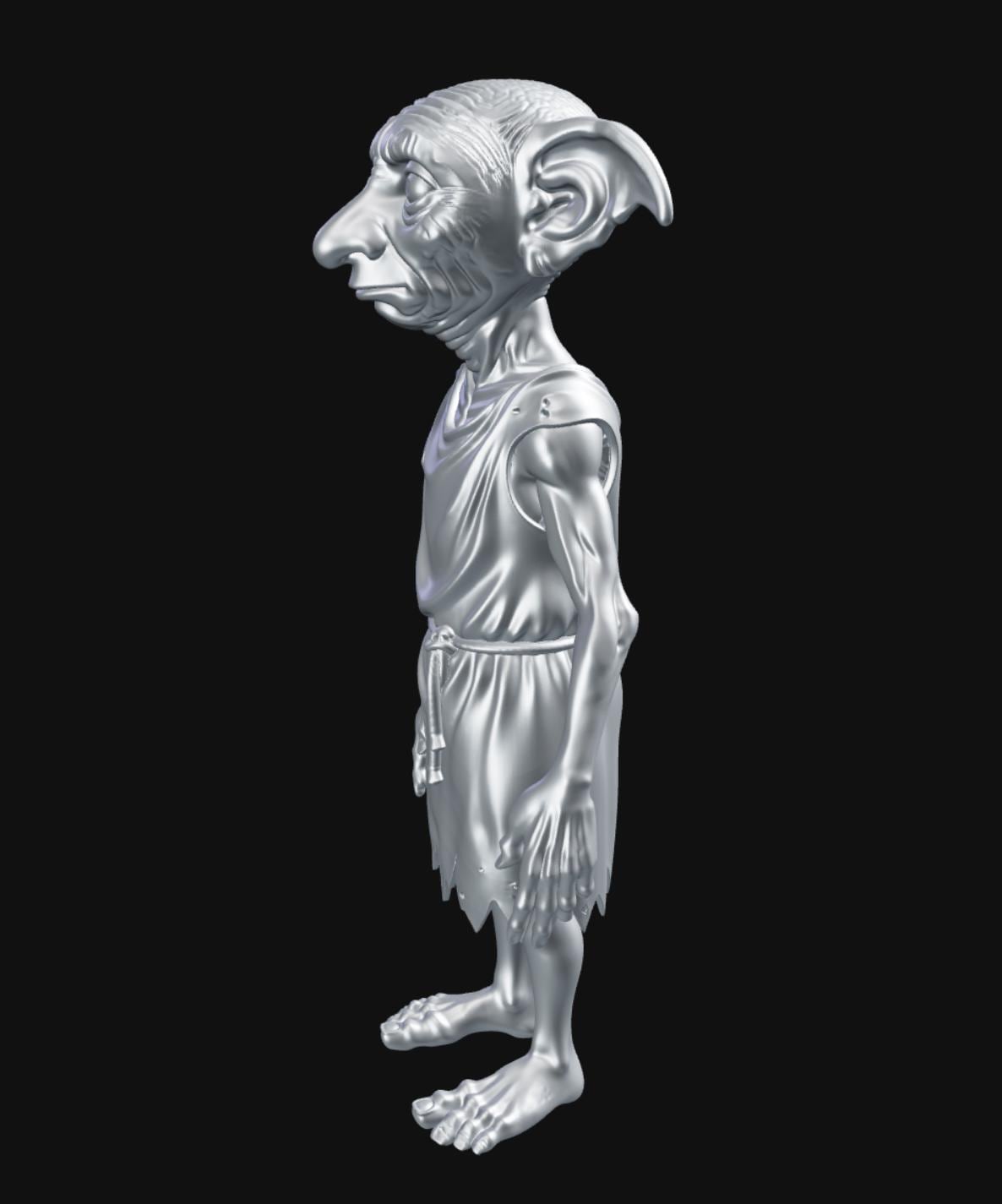 Dobby 3D Model : Dobby STL File , Harry Potter 3D Model , Harry Potter ...