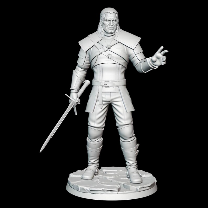 Witcher 3D Model : Gerald 3D Model , Witcher STL File , Game 3D Model ...