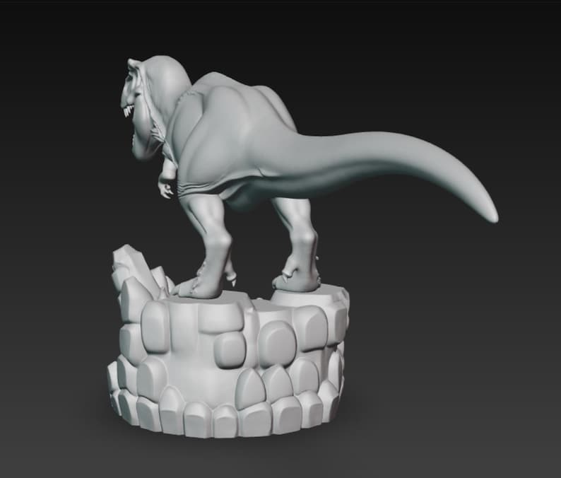 T-rex 3D Model : Trex STL File , High Quality 3D Model , Dinosaur 3D ...