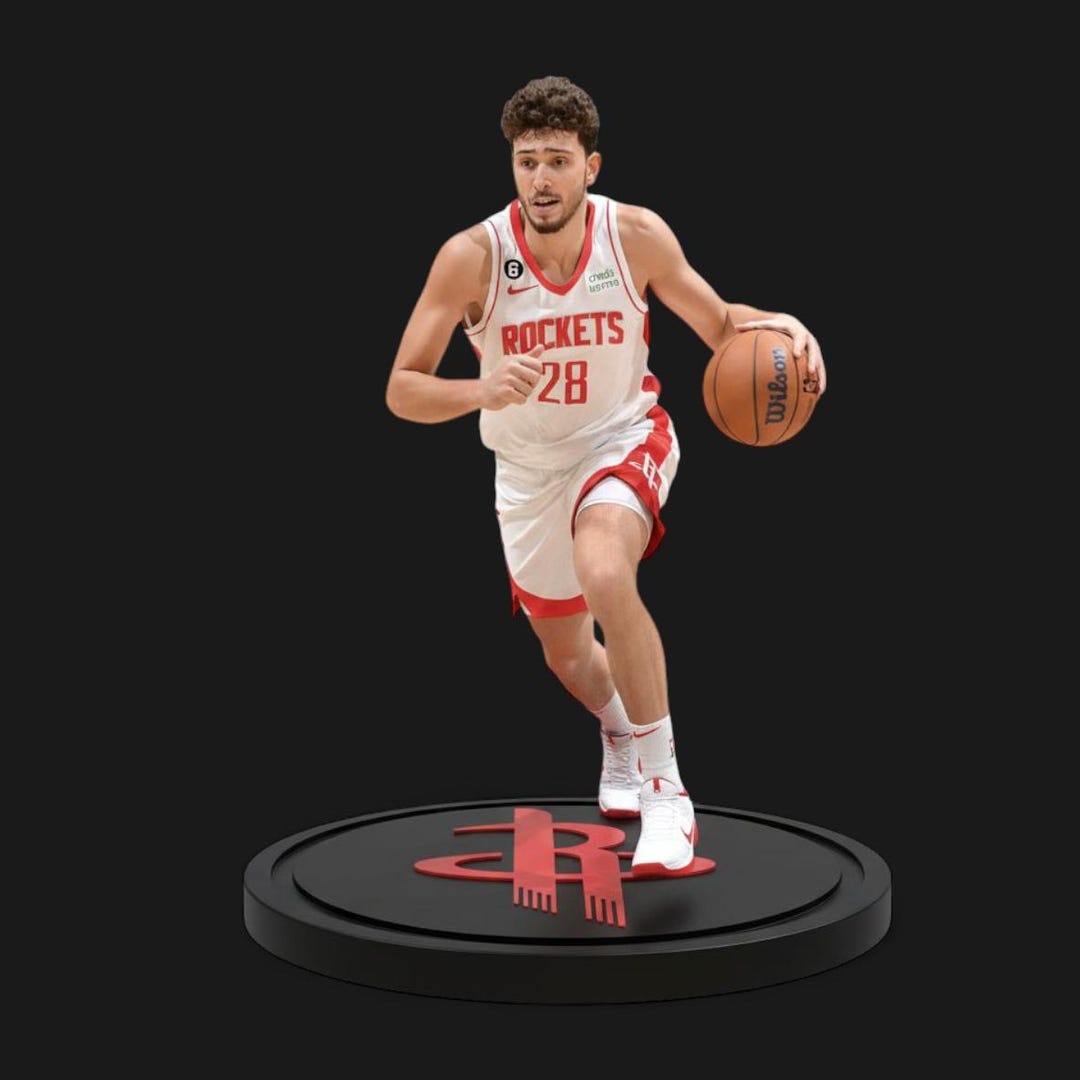 Alperen Sengun 3D Model : Alperen Sengun STL File , Basketball 3D Model ...