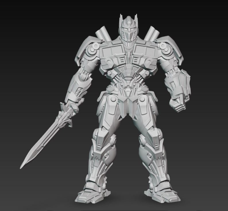 Optimus Prime 3D Model : Optimus STL File , Transformers 3D Model , Transformers STL File , High ...