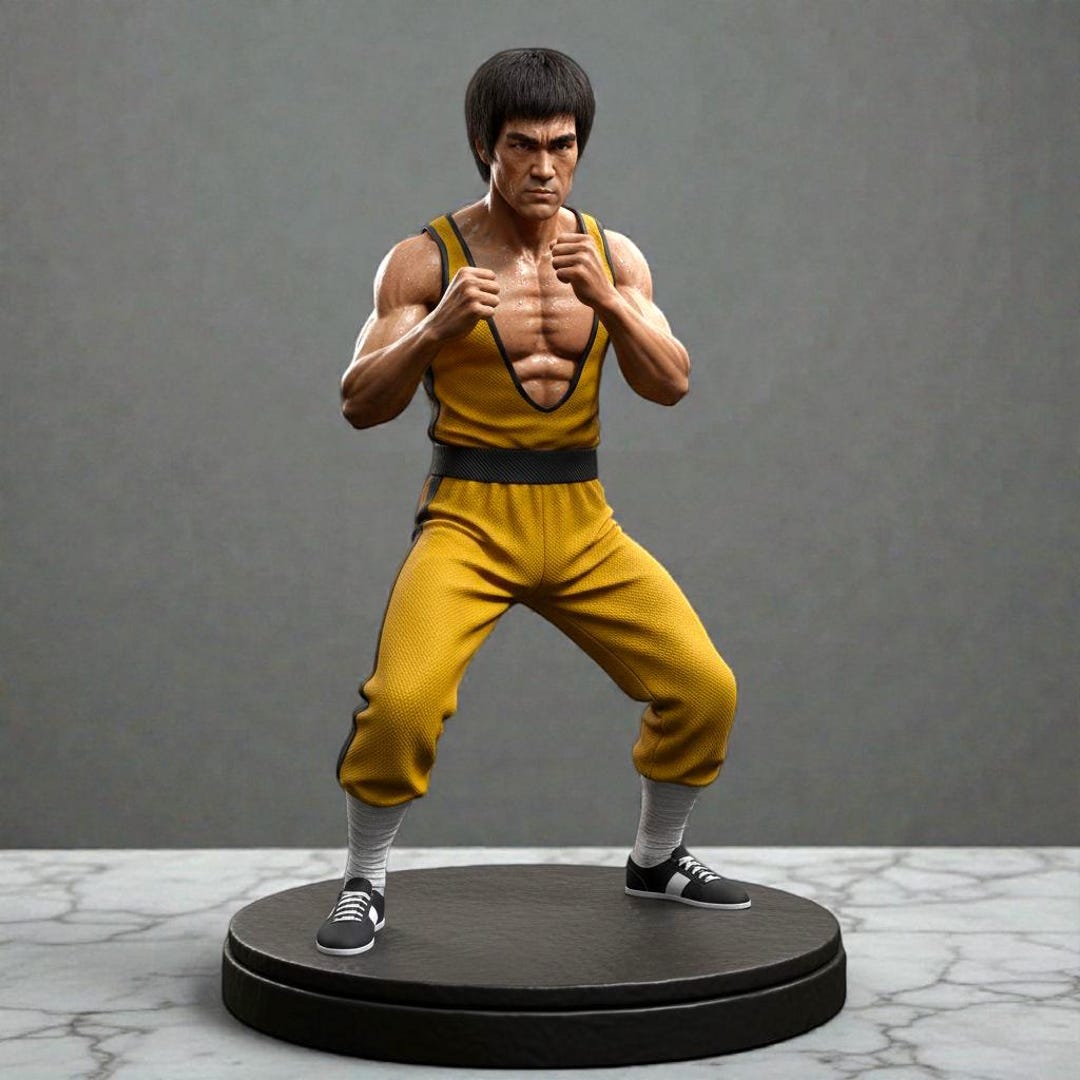 Bruce Lee 3D Model : Bruce Lee STL File , Game 3D Model , Fighter Stl ...