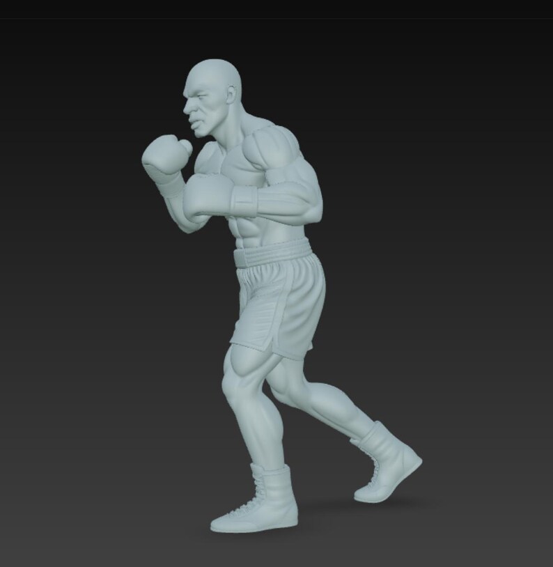 Mike Tyson 3D Model : Mike Tyson STL File , Boxer 3D Model , Fighter ...