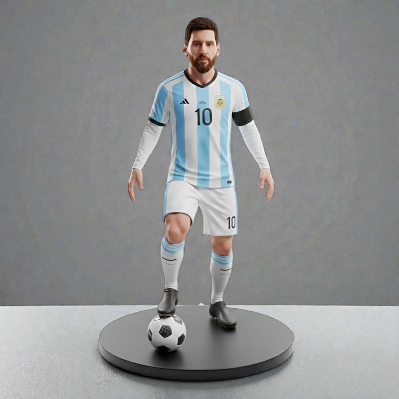 Messi Figure - Etsy
