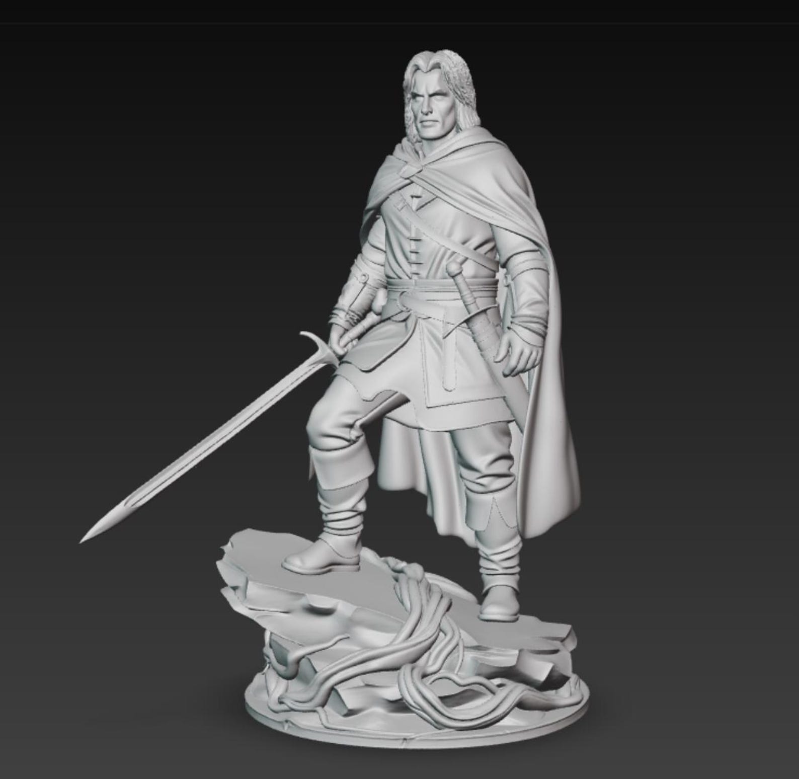Aragorn 3D Model : Aragorn STL File , Lorf of the Rings 3D Model ,lotr ...