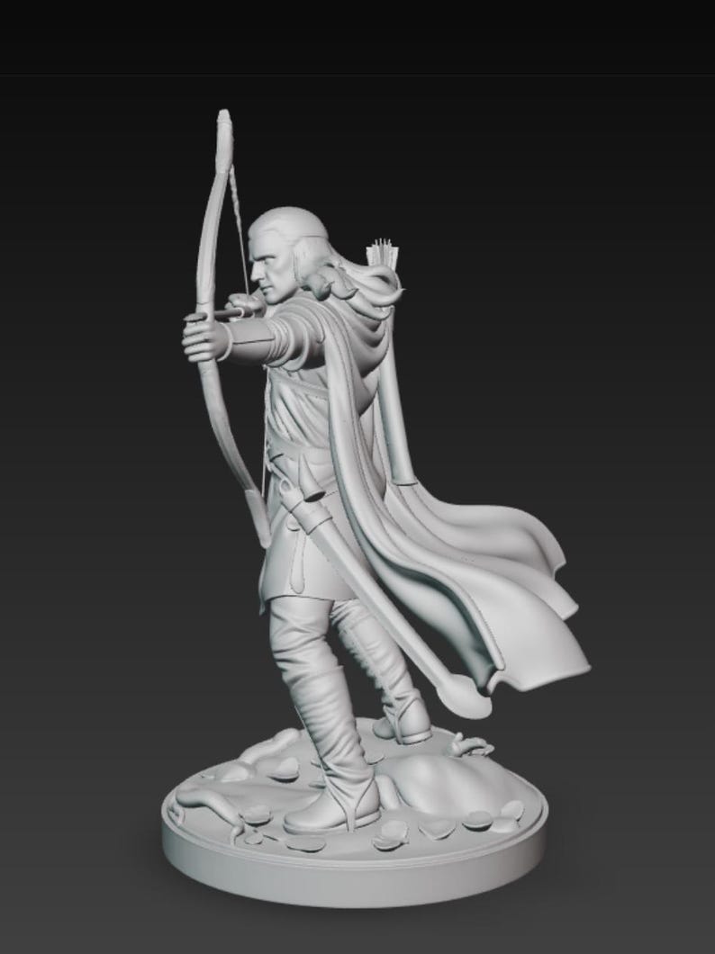 Legolas 3D Model : Legolas STL File , Lorf of the Rings 3D Model , Lotr ...