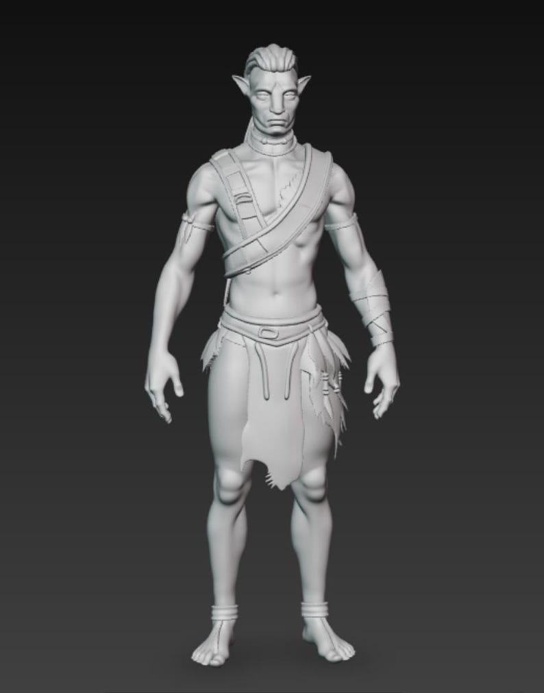 Avatar 3D Model File : Avatar STL File , Jake Sully 3D Model, Avatar ...