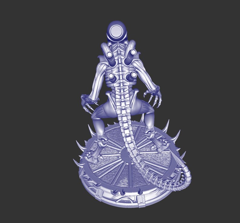 Xenomorph 3D Model : Xenomorphstl File , Alien 3D Model , Alien Diaroma ...