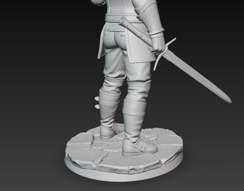 Witcher 3D Model : Gerald 3D Model , Witcher STL File , Game 3D Model ...