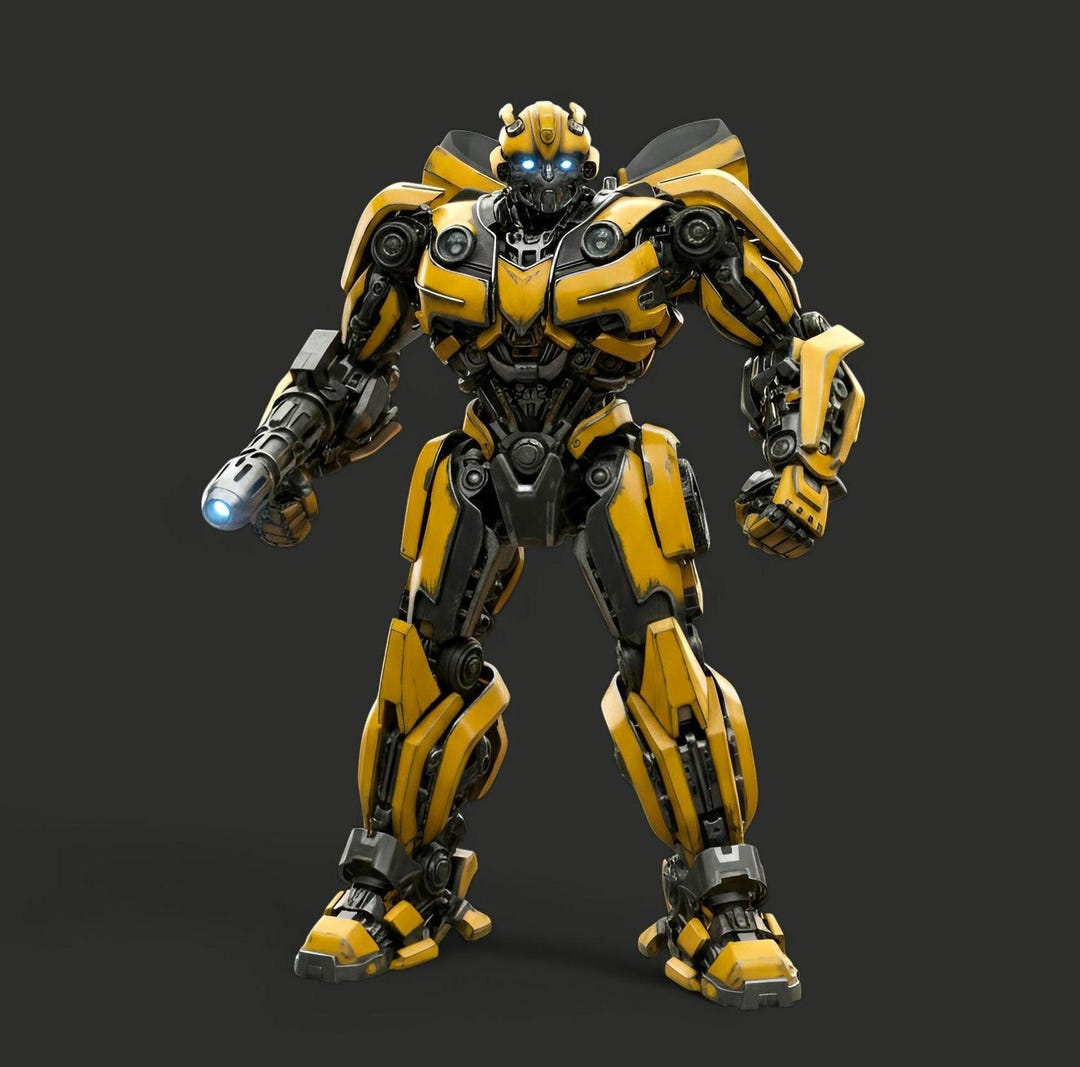 Bumble Bee 3D Model : Bumble Bee STL File , Transformers 3D Model ...