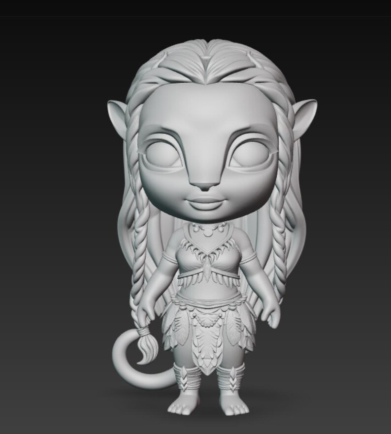 Avatar 3D Model File : Avatar STL File , Neytiri 3D Model, Avatar ...