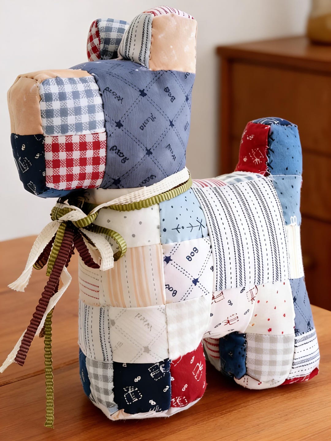 Patchwork Puppy Tutorial, PDF Guide Hand Sewing - Etsy