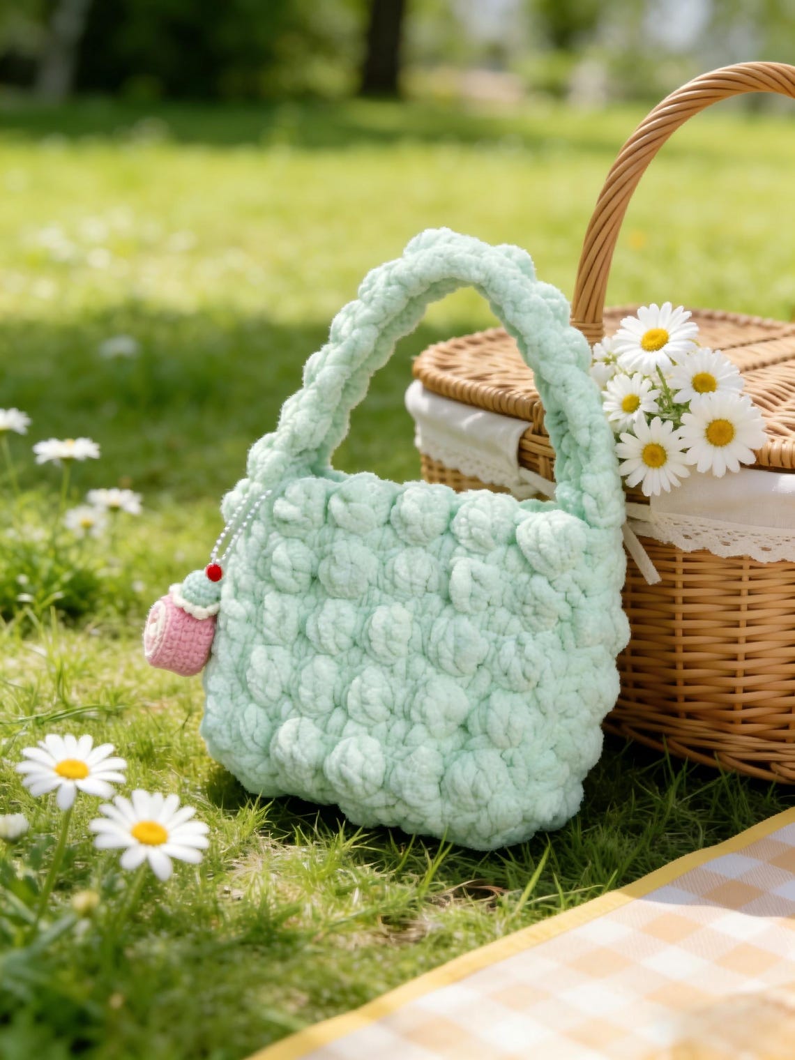 Crochet Bubble Hobo Bag Pattern, Chunky Yarn Tutorial (digital Download ...