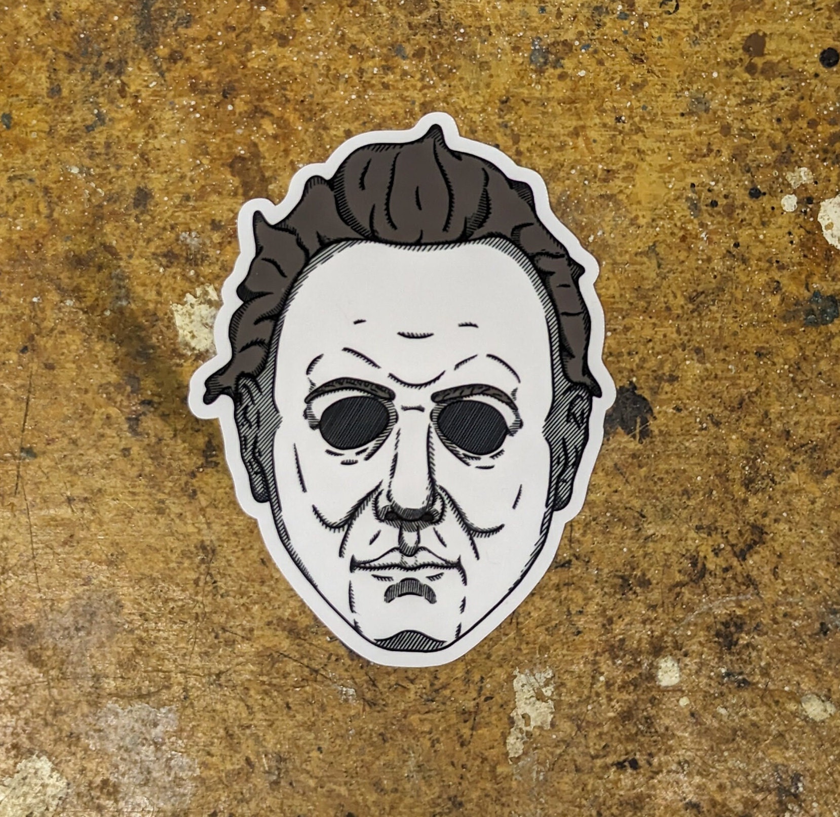 Michael Myers Vinyl Sticker Halloween Movie Horror Sticker - Etsy