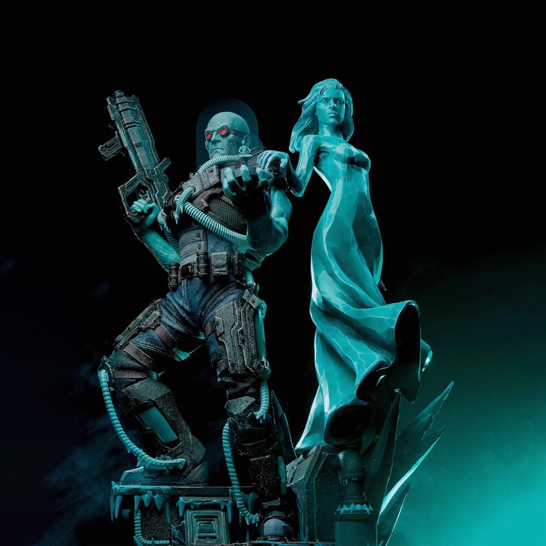 Cryo Soldier 1/6 Scale STL Statue | Sci-fi 3D Print Model (digital ...