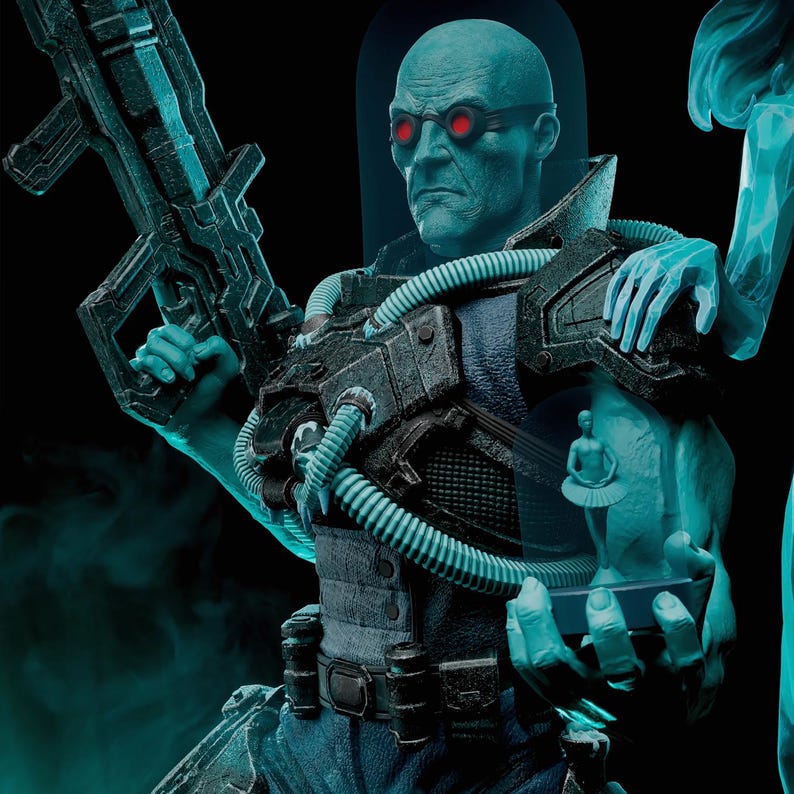 Cryo Soldier 1/6 Scale STL Statue | Sci-fi 3D Print Model (digital ...
