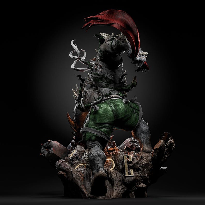 Doomsday Fanart 1/6 Scale STL Statue | Battle Monster Diorama (3D Print ...