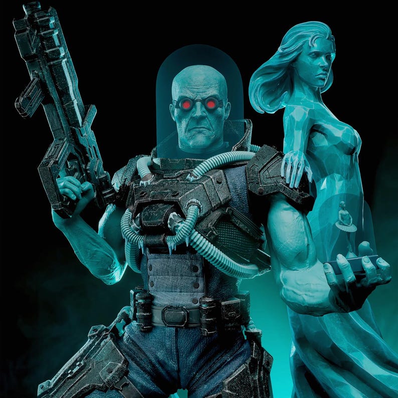 Cryo Soldier 1/6 Scale STL Statue | Sci-fi 3D Print Model (digital ...