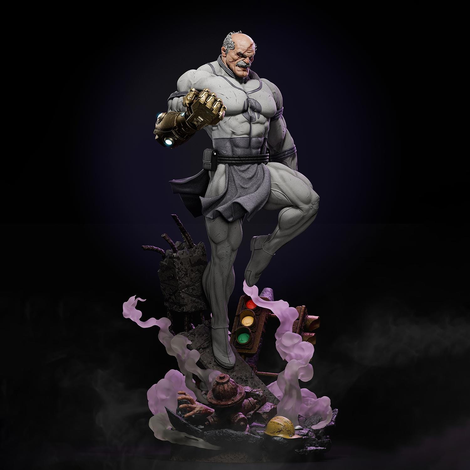 Conquest STL Statue | 1/6 Scale, Floating Battle Pose (3D Print File ...