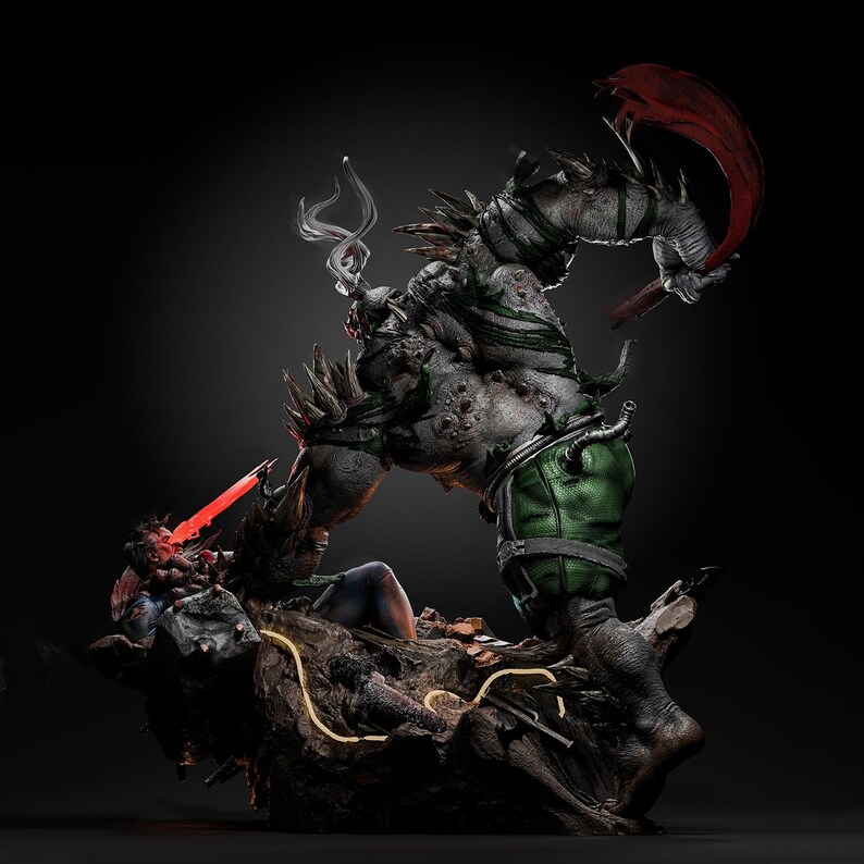 Doomsday Fanart 1/6 Scale STL Statue | Battle Monster Diorama (3D Print ...