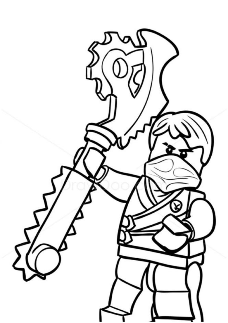 Ninja Coloring Book Printable | Kids & Teens Coloring Pages | A4 PDF ...