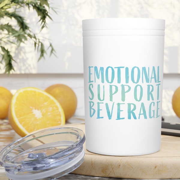 Emotional Support Beverage Tumbler - Etsy