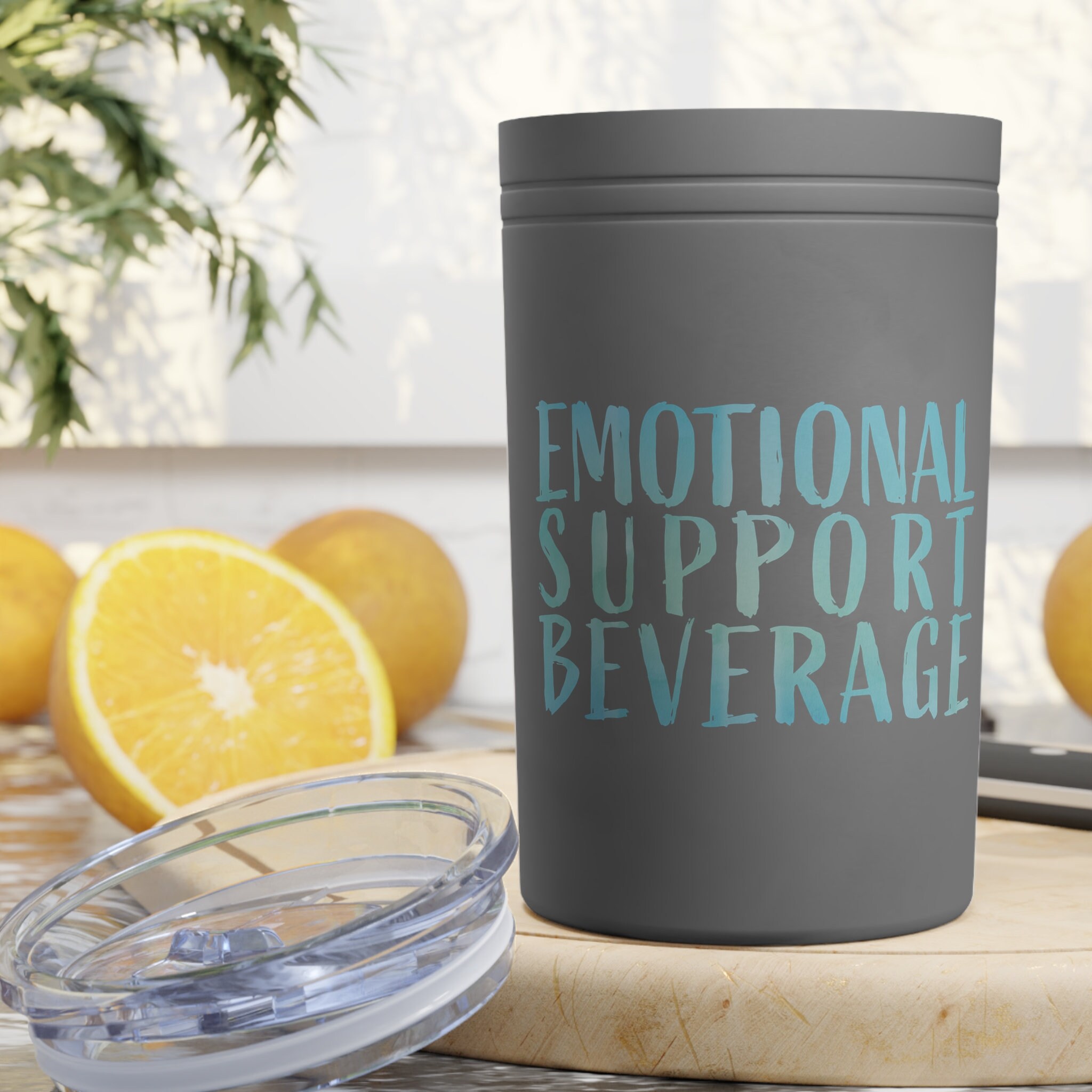 Emotional Support Beverage 11 Oz Insulated Tumbler - Keep Your Drinks ...