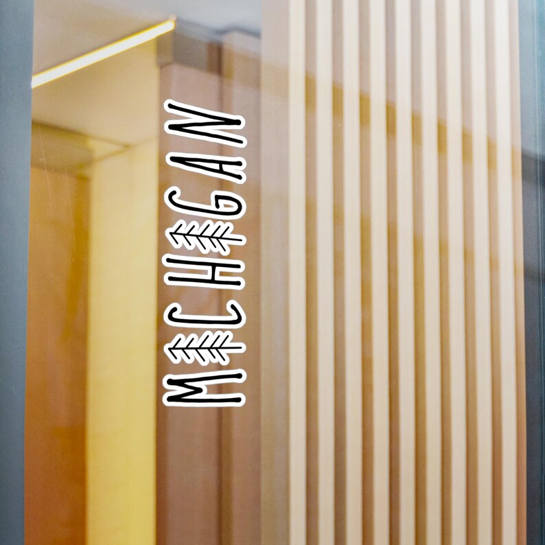 Michigan Vinyl Decal - Etsy