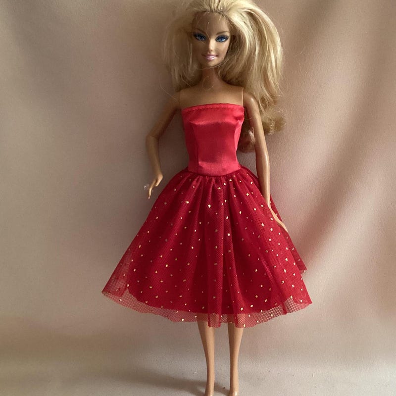 Red Doll Dress - Etsy